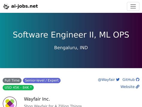 Hiring Software Engineer Ii Ml Ops In Bengaluru Ind Raimljobs