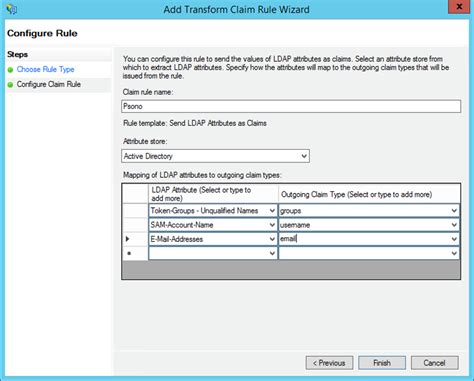 ADFS As SAML IDP For SSO Psono Documentation