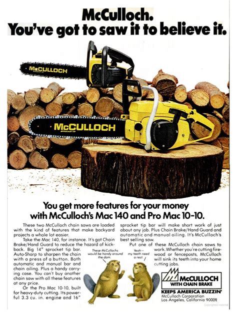 Mcculloch Chainsaw Repair At Frank Jobe Blog