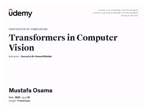 Mustafa Osama On Linkedin Ai Computervision Transformers