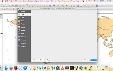 Labeling Qgis 2182 On Mac Cannot Style Or Label Points From Csv Vector Layer Geographic