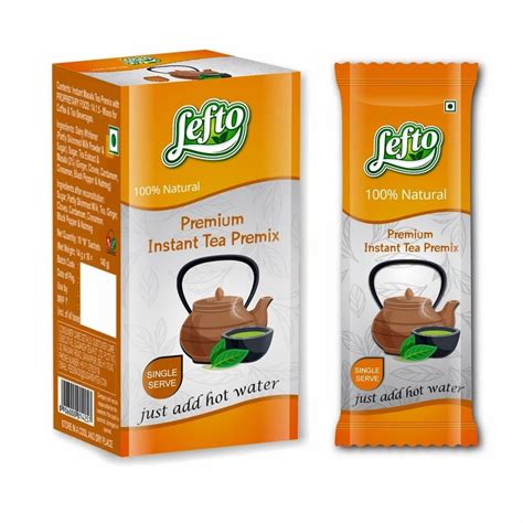 Lefto Premium Instant Premix Tea At ₹ 20pack Tea In Jaleswar Id