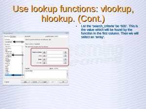 Advanced Spreadsheets Lookup Function