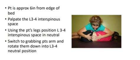 Treatment Of The Lumbar Spine Hypomobility Flashcards Quizlet