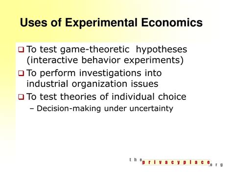Ppt Quantifying Privacy Choices With Experimental Economics Powerpoint Presentation Id742453