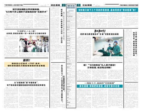 镇海区人民医院医疗集团网站 院报院刊 2023年第一期（总第45期）