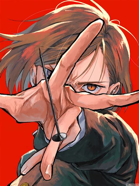 Jujutsu Kaisen Nobara Kugisaki K Unduhan Wallpaper
