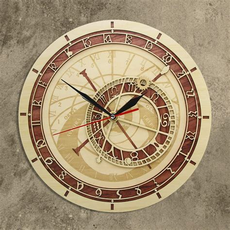 12 Constellations Astronomical Wall Clock Chyhua