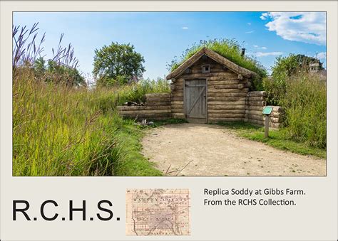 Ramsey Log And Sod Cabins Soddys Were Common On The Prairie In