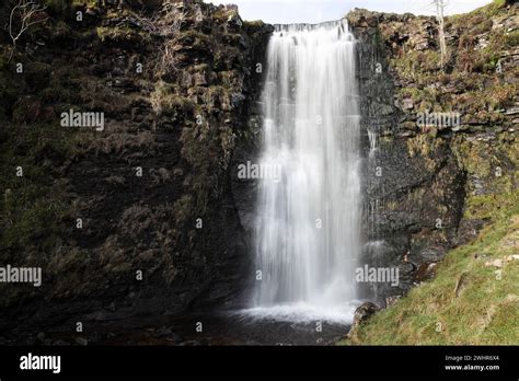 Force Gill Waterfall On The Lower Slopes Of Whernside Yorkshire Dales