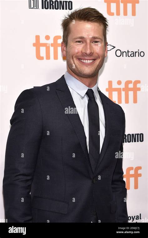 Actor Glen Powell Attends The Hidden Figures Photocall During The
