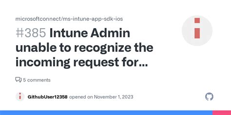 Intune Admin Unable To Recognize The Incoming Request For Sharepoint As Coming From A Registered