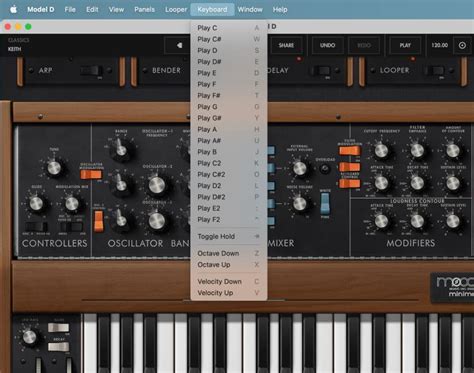 Minimoog Model D Synthesizer Moog 本家の Mimimoog Iosアプリが Macos に対応