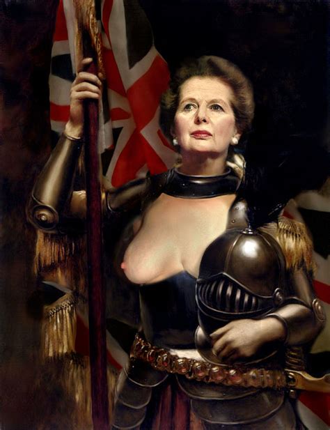 Margaret Thatcher Nude Painting By Karine Percheron Daniels Pixels