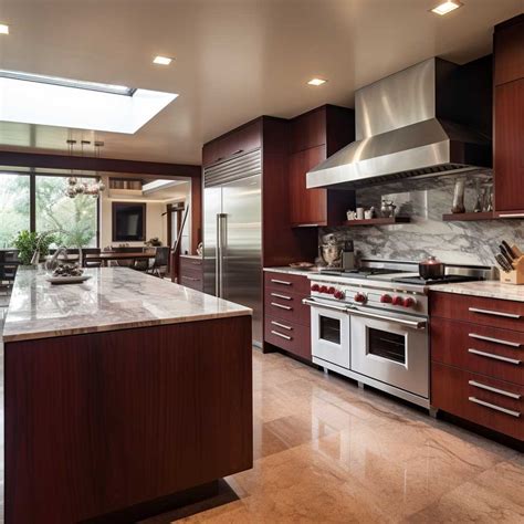 Modern Kitchen With Cherry Cabinets That Stops Looking Like The 1990s