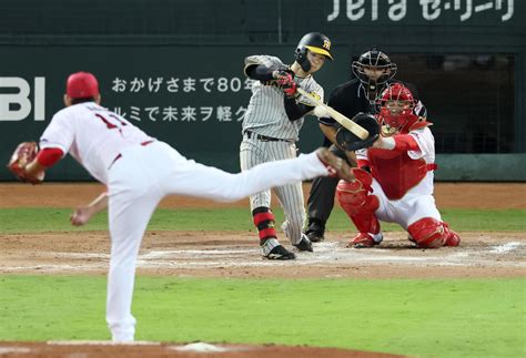 【阪神】中野拓夢163安打で最多安打争い再び単独トップ！中日岡林、dena牧と激しい争い プロ野球写真ニュース 日刊スポーツ
