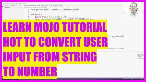 Learn Mojo Tutorial 15 How To Convert User Input From String To