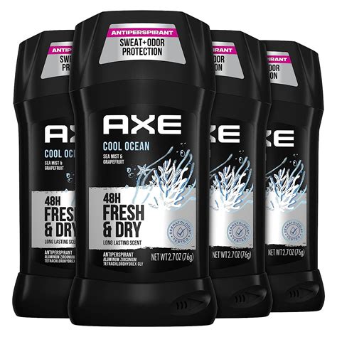 Axe Antiperspirant Deodorant For Men Cool Ocean 4 Count 48