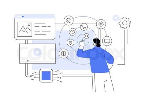 Intelligent Interface Abstract Concept Vector Illustration Colourbox