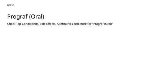 Prograf Oral Medsis Prograf Oral Medsis