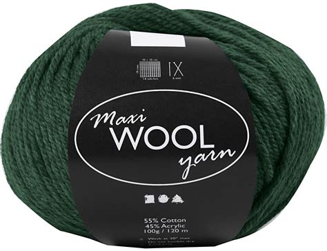 Cc Maxi Wooling Yarn 100 Gr Green Ihobby