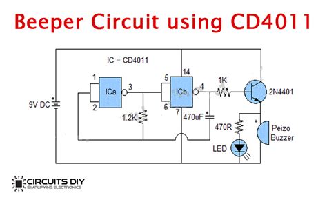 Simple Electronic Circuits Projects Diagrams Circuit Diagram