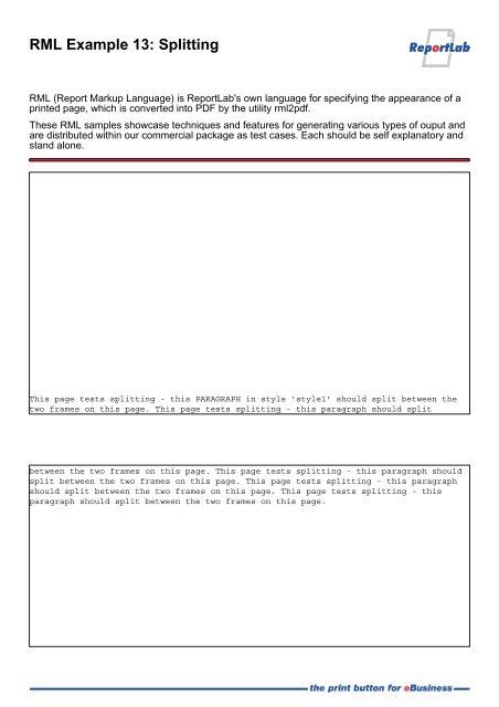 Rml Example 13 Splitting Reportlab