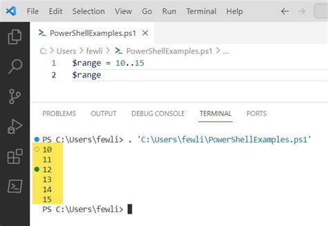 Powershell Array Range How To Work