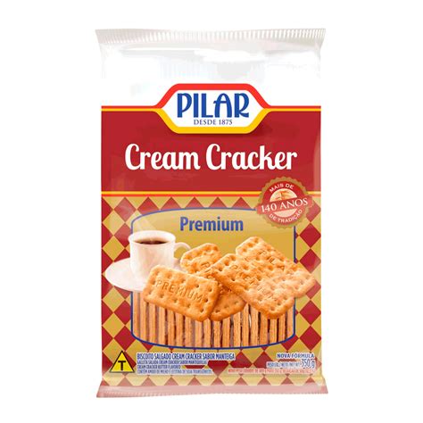 Biscoito Cream Cracker Pilar Premium 350g Redemix