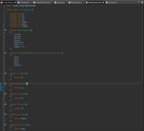 Solved Cubejava Rectanglejava Parallelogramjava X
