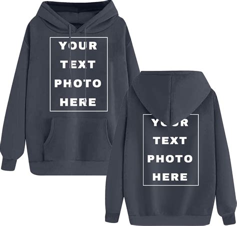 Personalised Hoodies With Any Textlogo Custom Hoodie For Men And Women