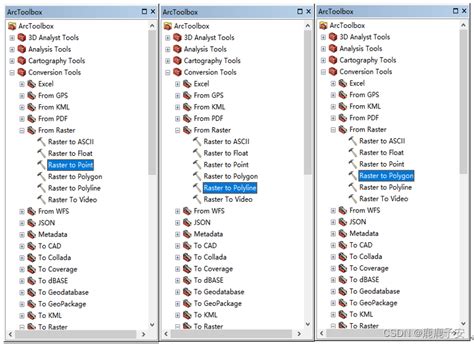 arcgis之空间数据的表达：矢量栅格互转 arcgis栅格转矢量 csdn博客