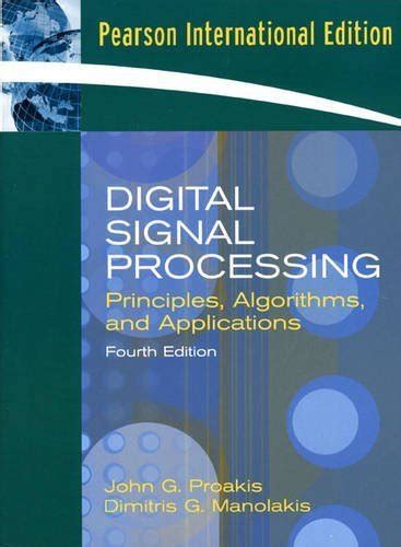 Digital Signal Processing Principles Algorithms And Applications By