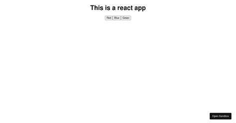 React Codesandbox
