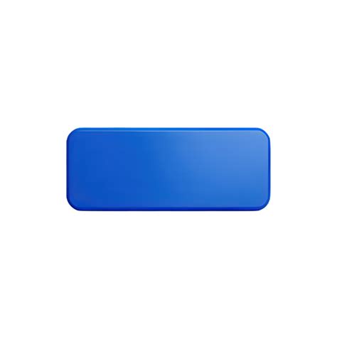 Rectangle Button 3d Element 25209107 Png