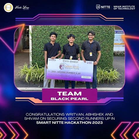 Writvan Ghosh On Linkedin Hackathon Innovation Teamwork Smartnittehackathon Finiteloopclub