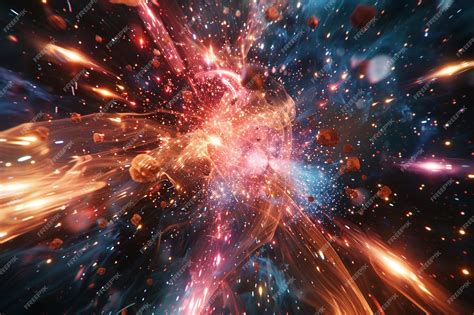 Premium Photo Experience The Dynamic Dance Of Quantum Particles Generative Ai
