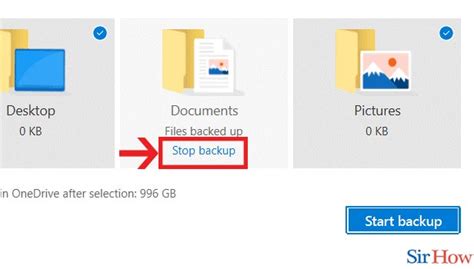How To Stop Onedrive Backup In Windows 10 5 Steps