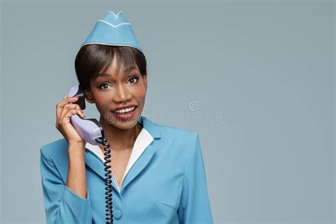 Retro Stewardess Undressing Or Dressing Stock Image Image Of Female