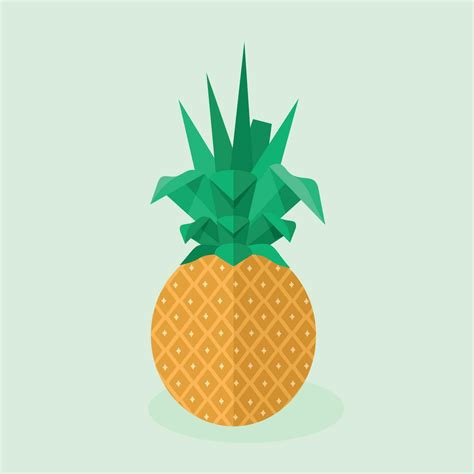 Pineapple Fruit Clip Art Isolated Background 24078004 Vector Art At