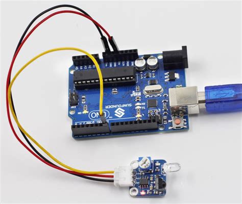 Lesson 31 Ir Obstacle Avoidance Sensor — Sunfounder Sensor Kit V2 For Arduino Documentation