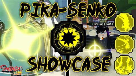 Code Shindo Life Pika Senko Showcase Youtube