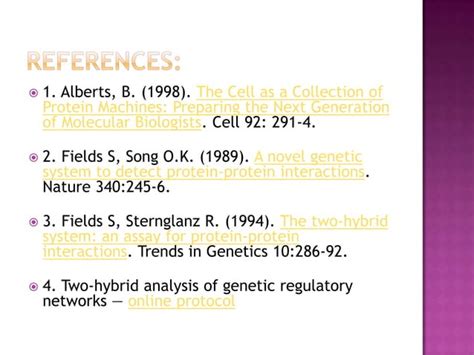 Yeast 2 Hybrid System Ppt By Meera Qaiser Pptx Biological Sciences Science