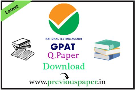 GPAT Previous Question Papers PDF Download