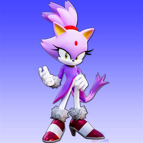 Blaze The Cat Hip Hold By Hunicrio On Deviantart