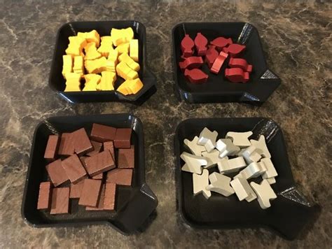 Stackable Game Bits Funnel Tray By Swholmstead Thingiverse Game Bit Board Games Games