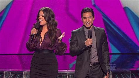 Naked Khloe Kardashian In The X Factor USA