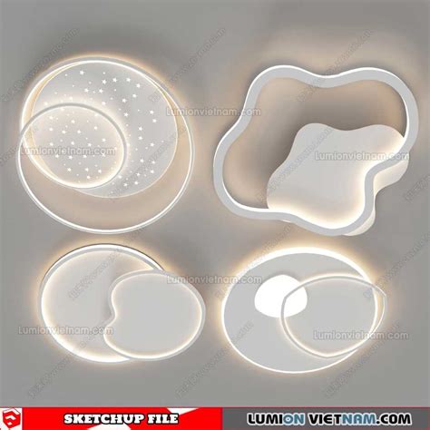 230705 Ceiling Light Sketchup 3d Models