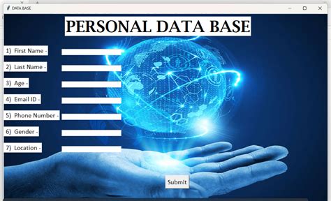 Github Relinmathewpersonal Database Personal Database