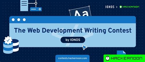 The Web Development Writing Contest By Ionos Hackernoon